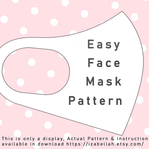 Face Mask Template - Etsy