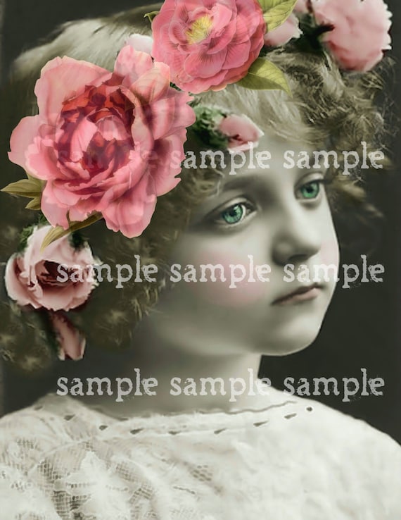 Digital Collage Sheet Instant Digital Download Beautiful - Etsy