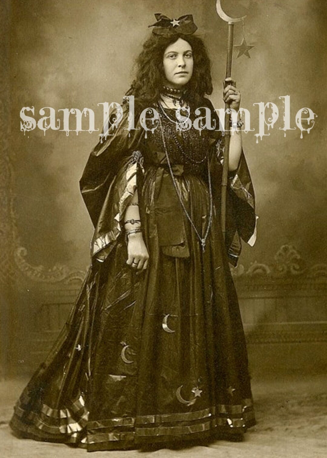 Instant DIGITAL DOWNLOAD VINTAGE Gypsy Witch Photograph Wiccan ...