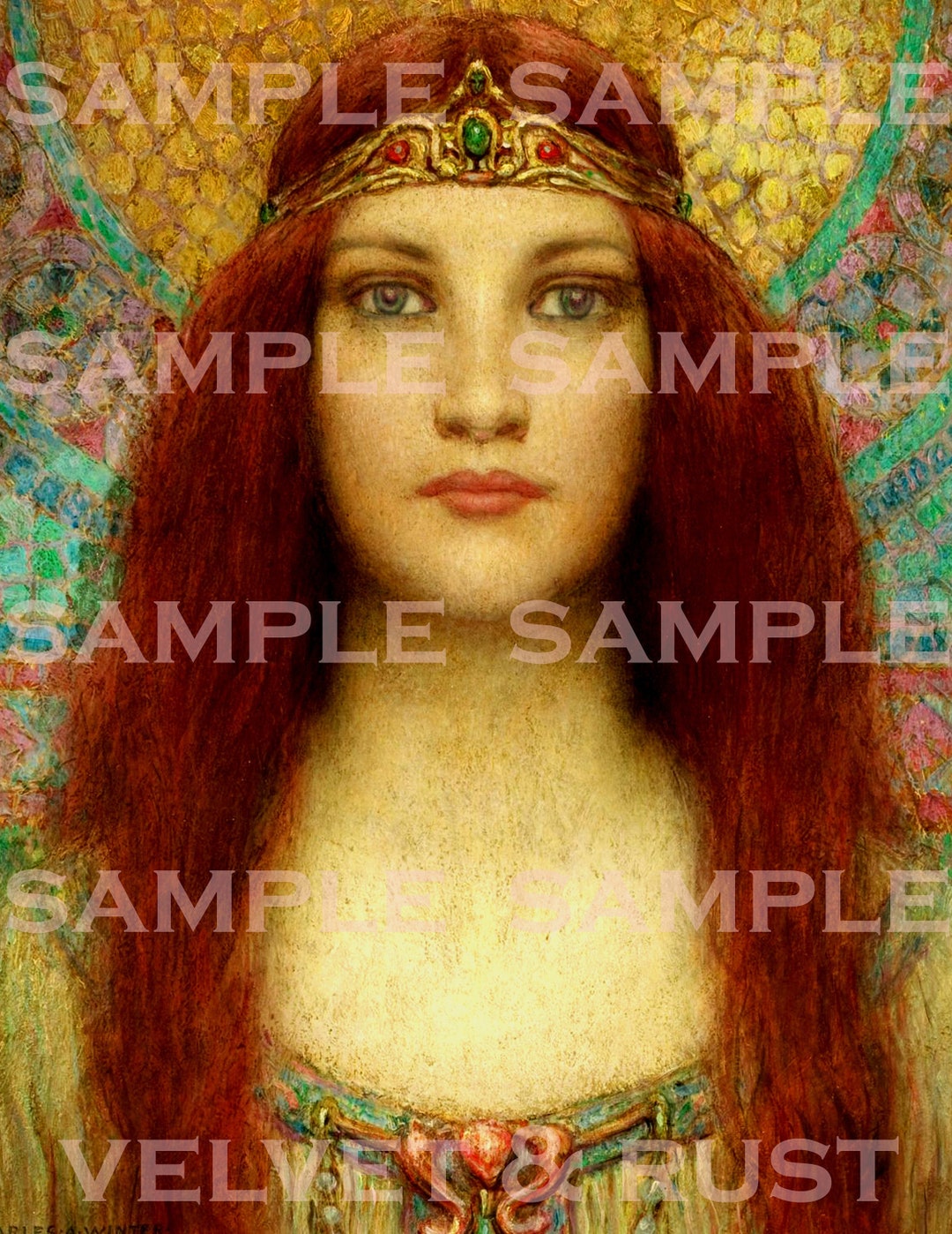PRINTABLE Beautiful Renaissance Woman, Digital Download of an Art ...
