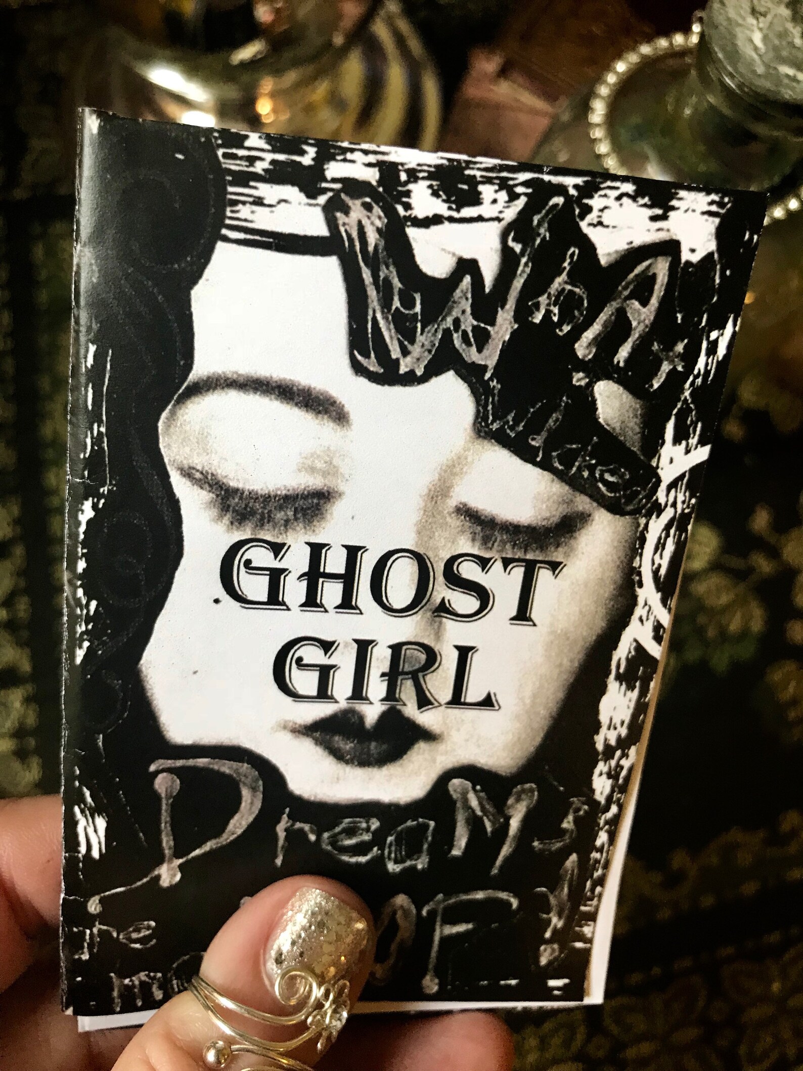Ghost Girl Mini Art Zine Mixed Media Digital Original Gothic - Etsy