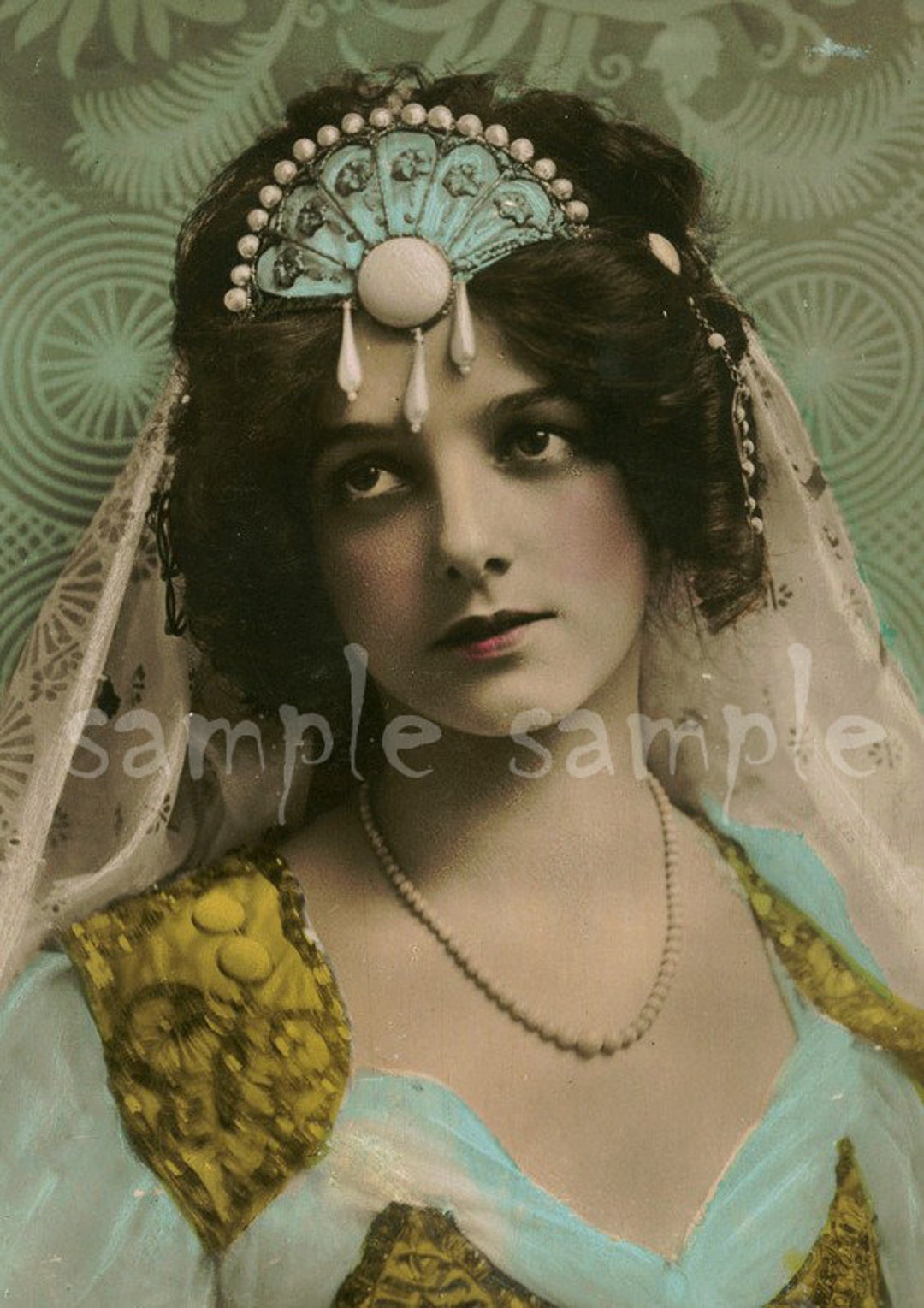 No620 VINTAGE Photo DIGITAL DOWNLOAD - Gypsy Princess Art Printable ...