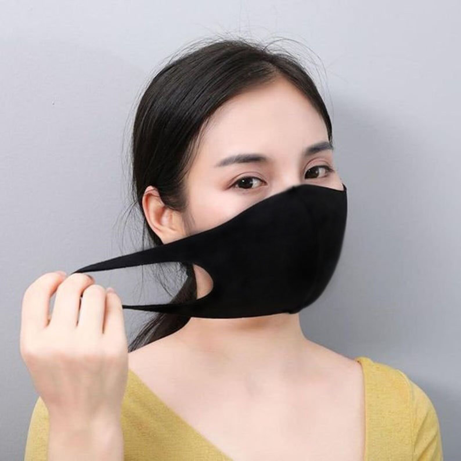 No Sew Face Mask Pattern Template DIY EASY Mask Download 3 - Etsy
