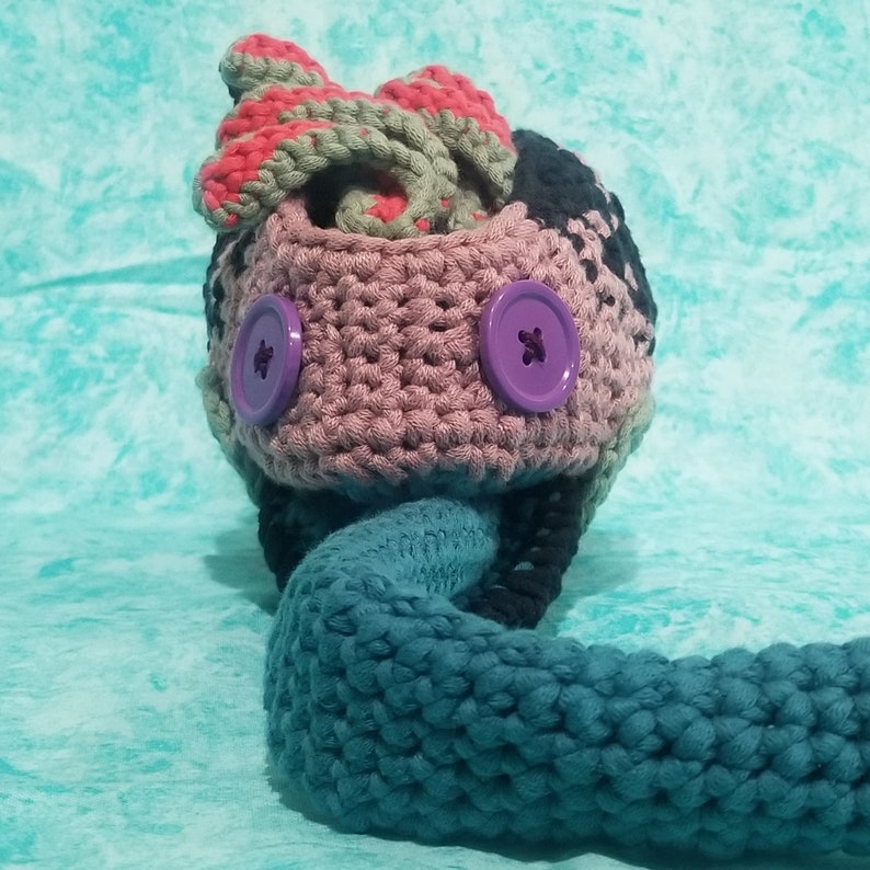 Crochet Pukei-pukei Plush: Monster Hunter MHW Charm, Cosplay Accessory ...