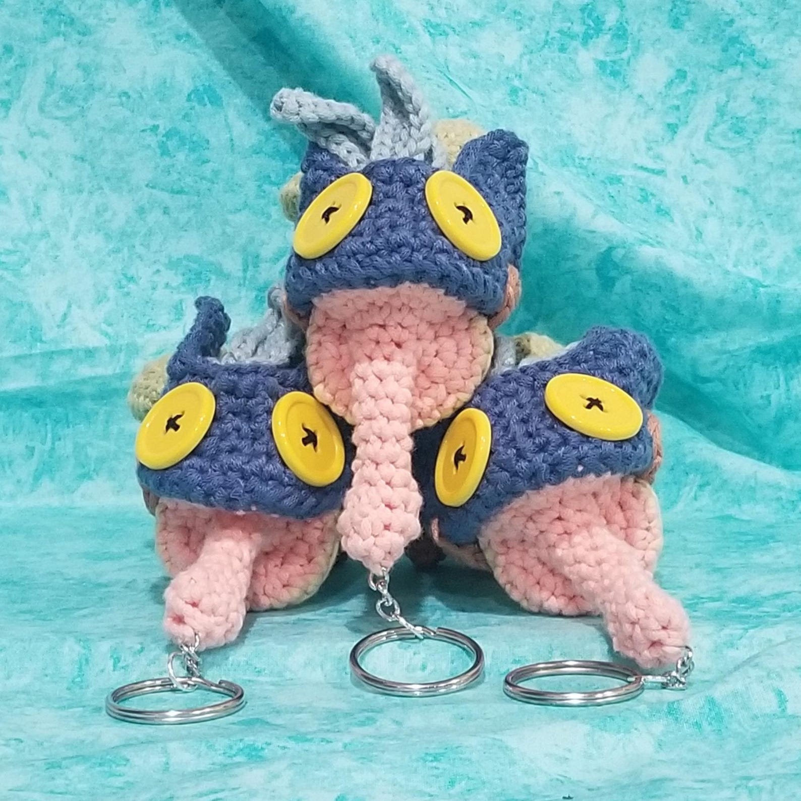 Chibi Crochet Monster Hunter Pukei-pukei Keychain Plush - Etsy