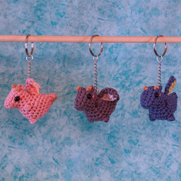 Tiny Crochet Dragon - Etsy