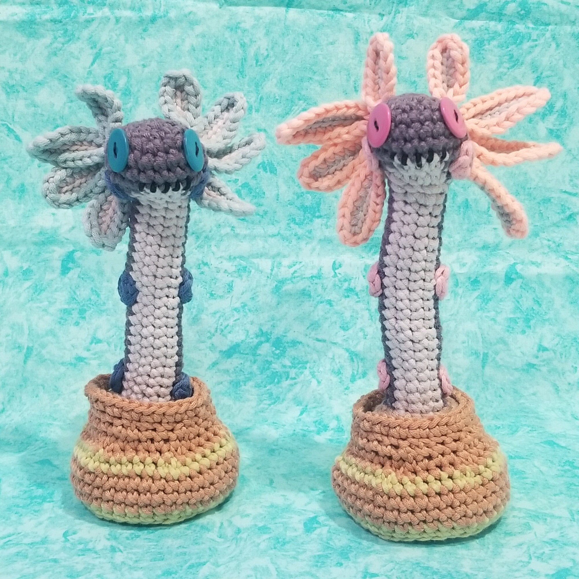 Crochet Monster Hunter Wiggler W/ Magnetic Base - Etsy