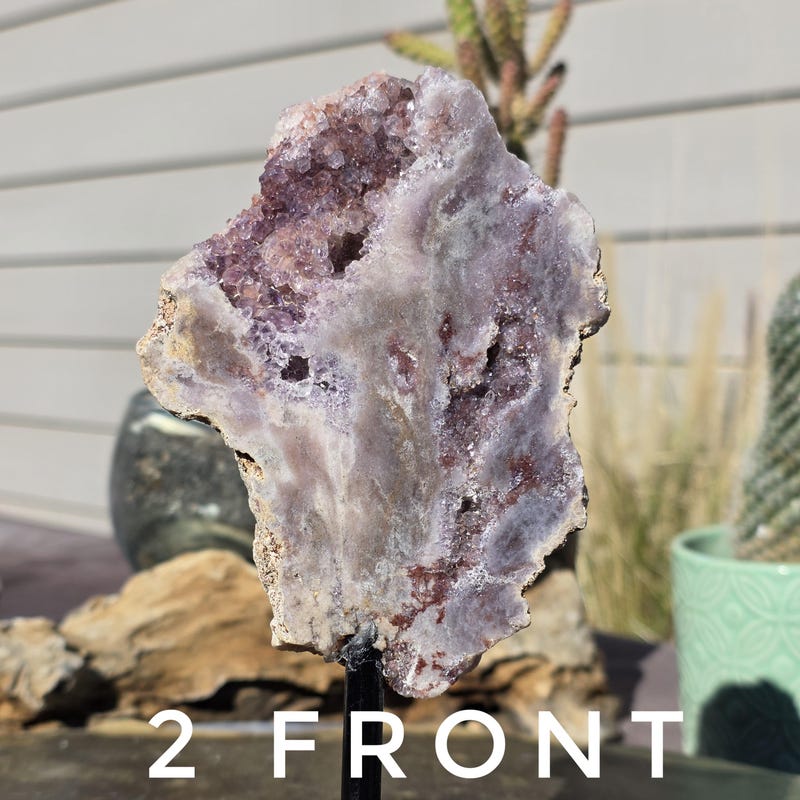 Pink Amethyst Slab Decor - Etsy