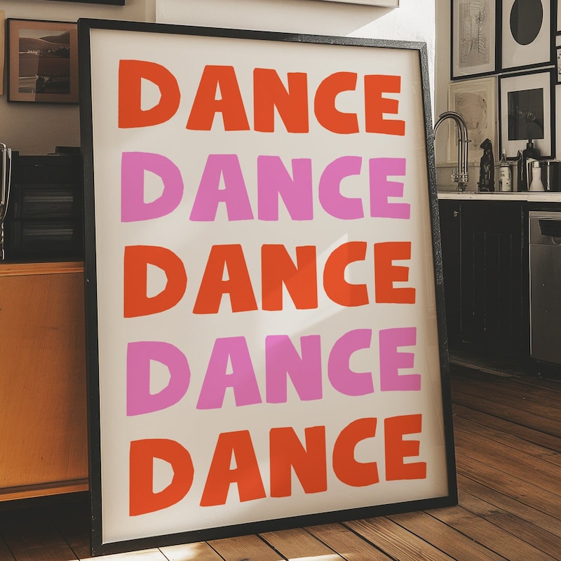 Dance Poster - Etsy