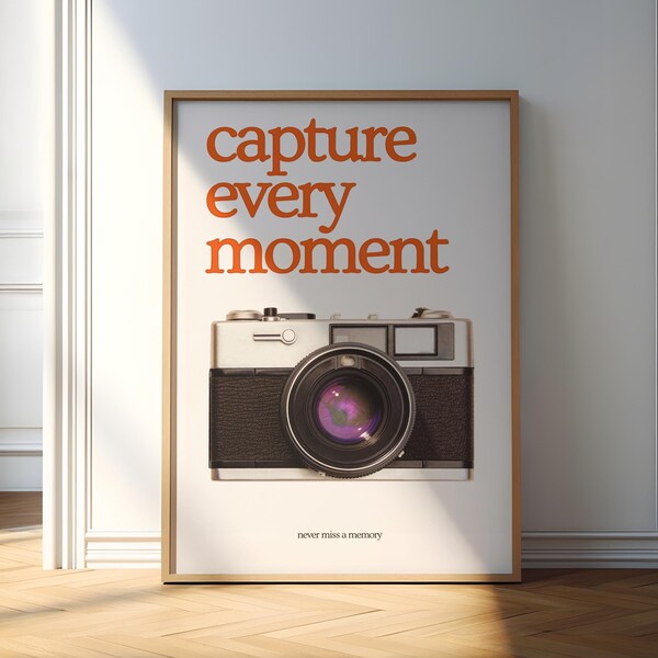 Camera Poster - Etsy