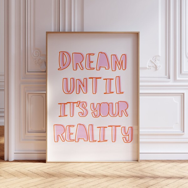 Dream Your Reality Poster - Etsy