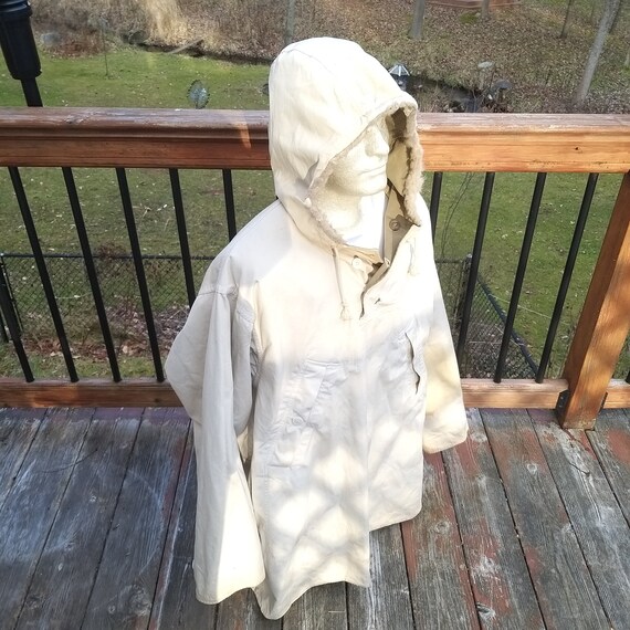 Authentic WWII US Reversible Winter Smock Jacket Park… - Gem