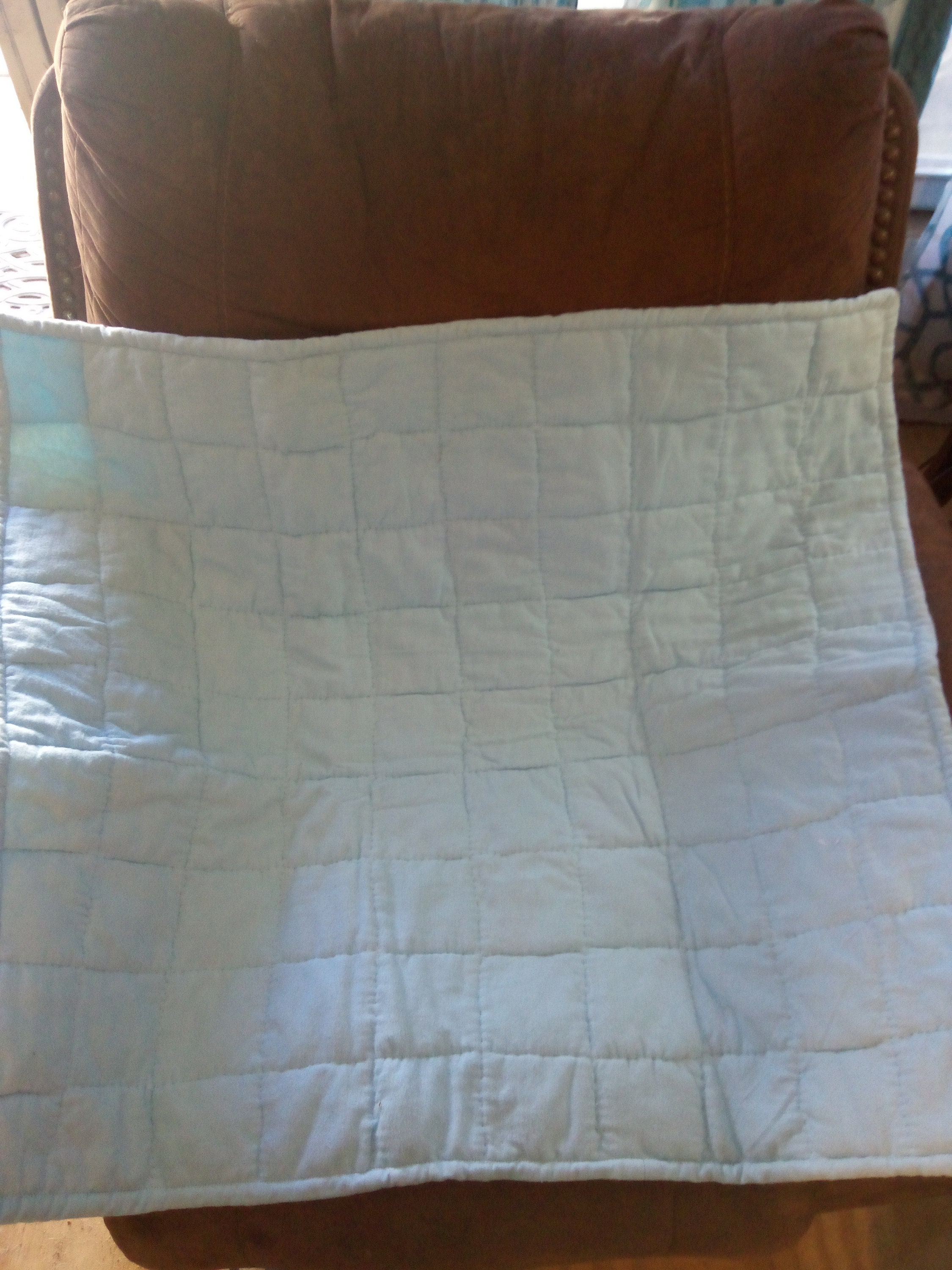 Baby Boy Quilt Blue With Elephants Hand Quilted - Etsy