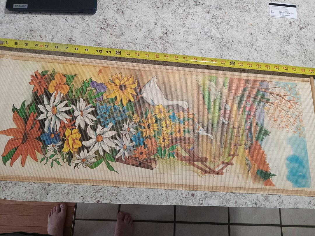 1989 Bamboo Country Themed Calendar - Etsy