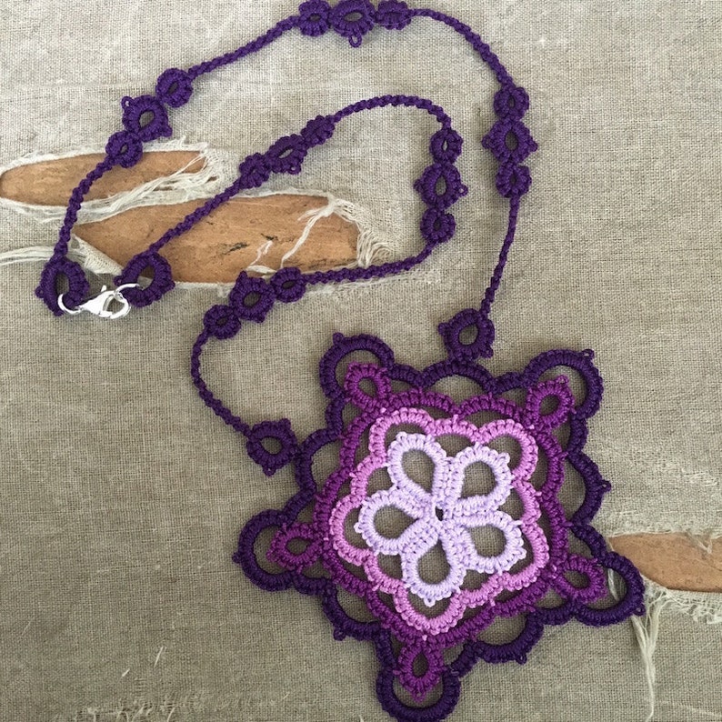 Black Star Tatted Lace Necklace Ombre Colors - Etsy Canada