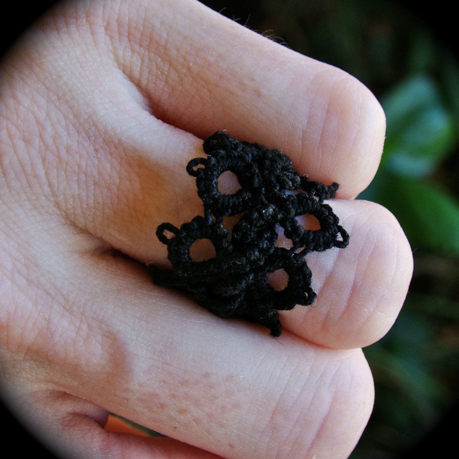 Tatted Lace Ring Weave - Etsy