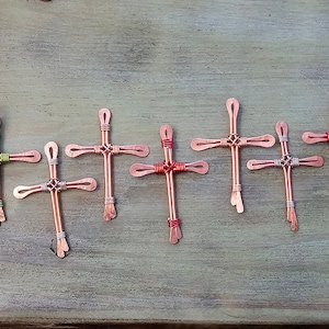 Wire Wrapped Cross Pendant - Etsy