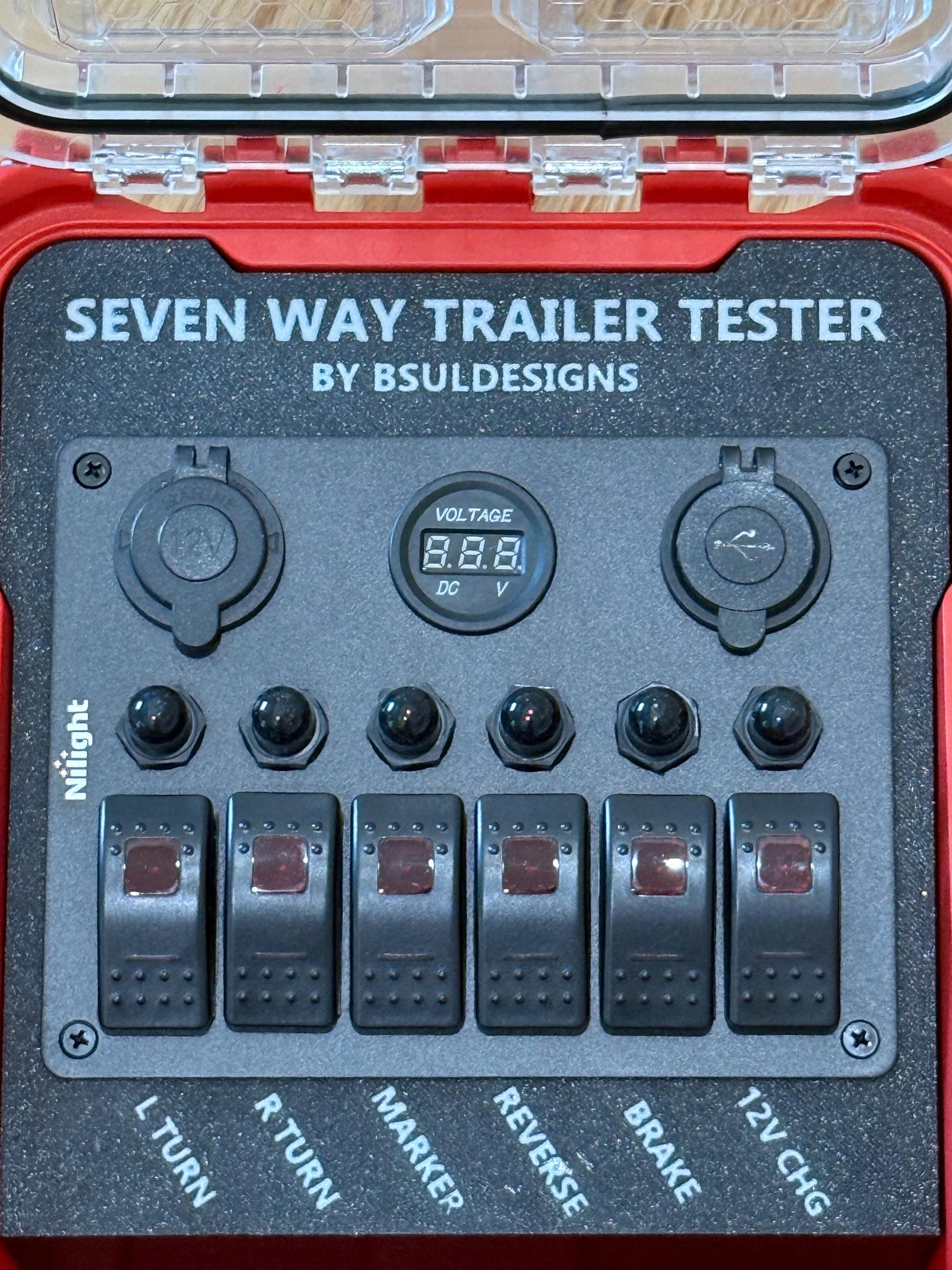 Milwaukee M18 Packout Trailer Light Tester Weathertight 7 Pin With All ...