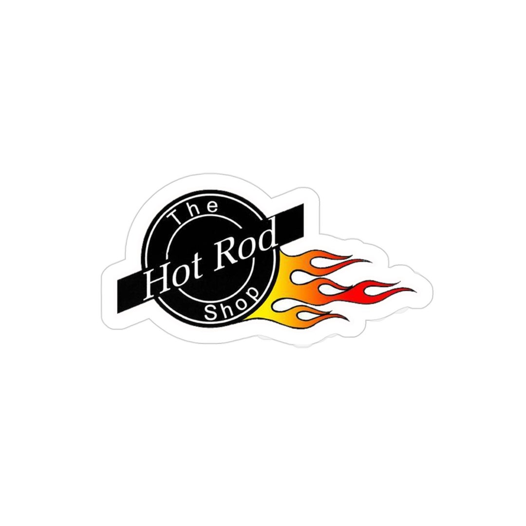 Flame Hot Rod Shop Logo Sticker - Etsy
