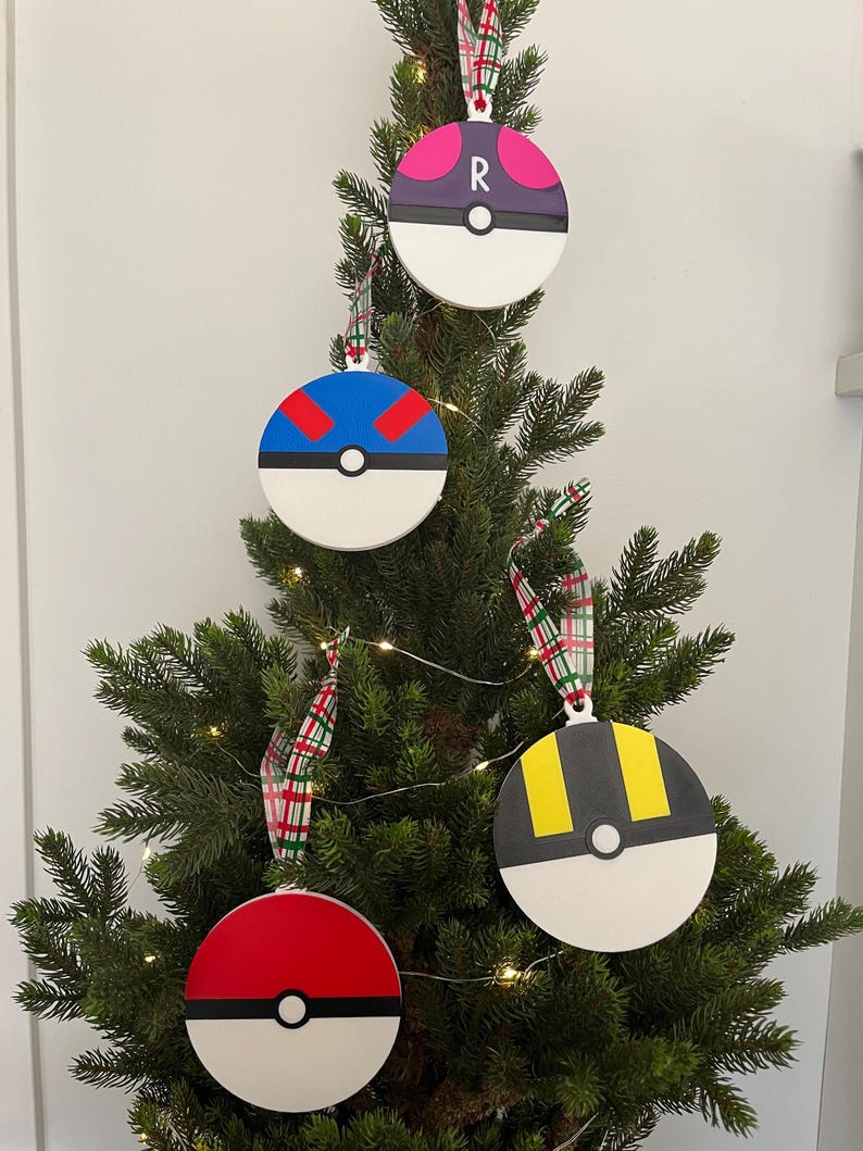 Pokémon Christmas Ornaments - Etsy
