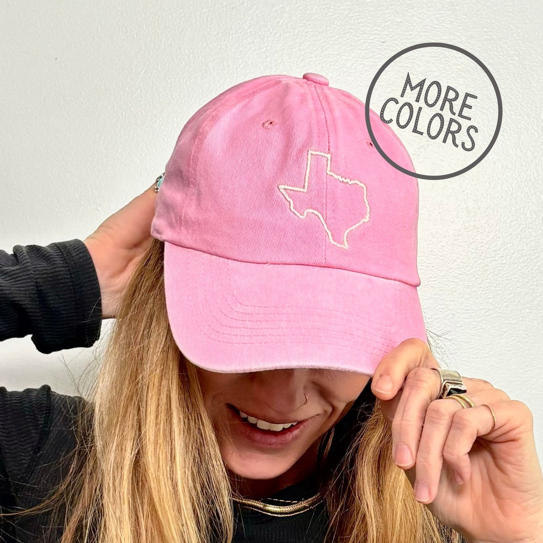 Custom State Outline Dad Hat, Personalized State Baseball Cap, Gift for ...