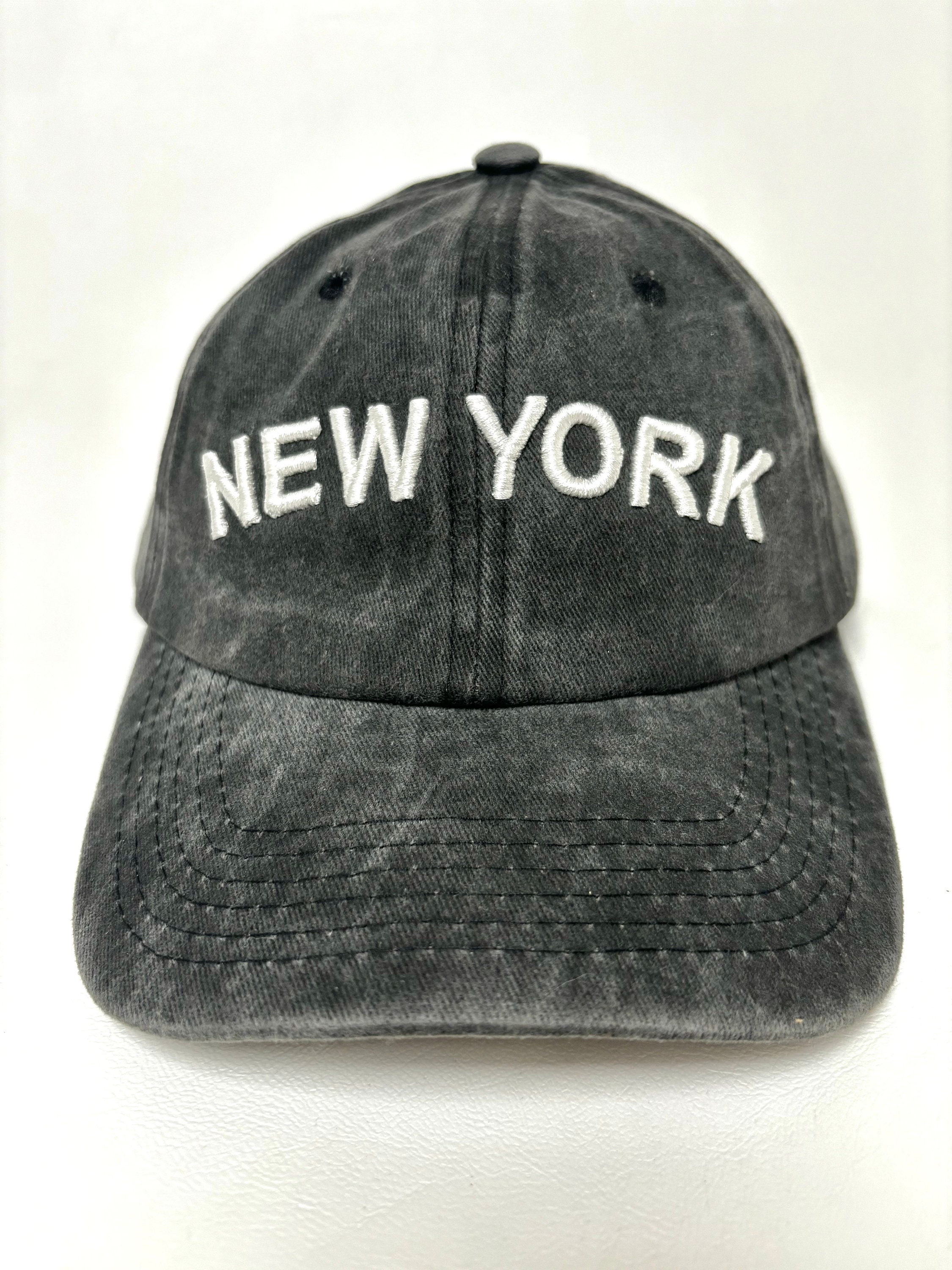 New York 3D Puff Embroidered Dad Hat, Any City, Your Choice Hat ...