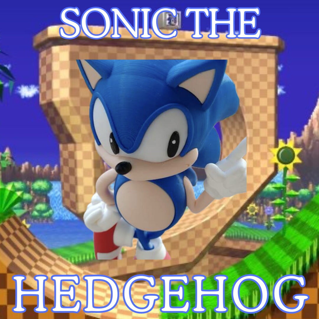 Sonic the Hedgehog Statue - Etsy