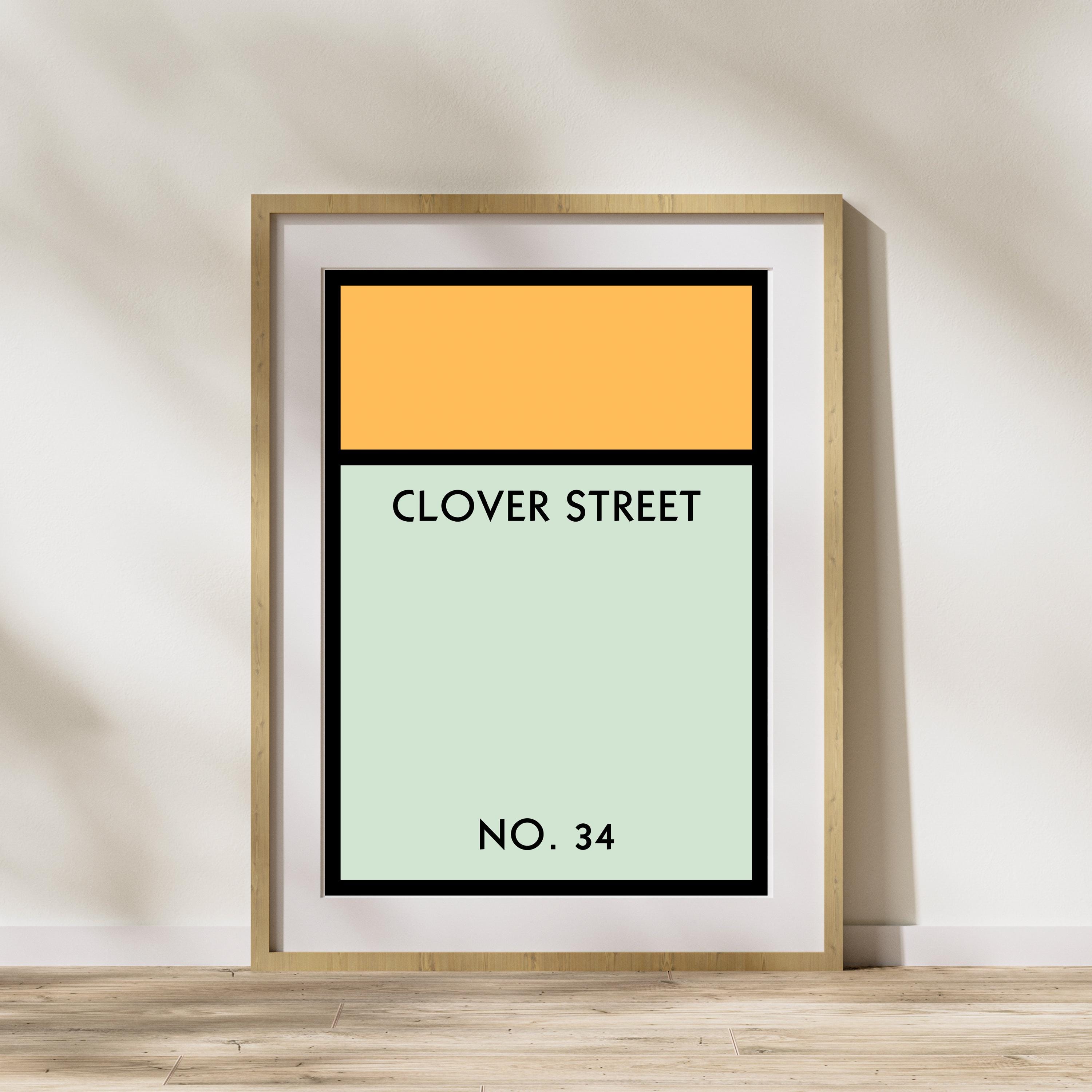 Set of 8 Street Names, Wall Art, Editable Canva Template With Full ...