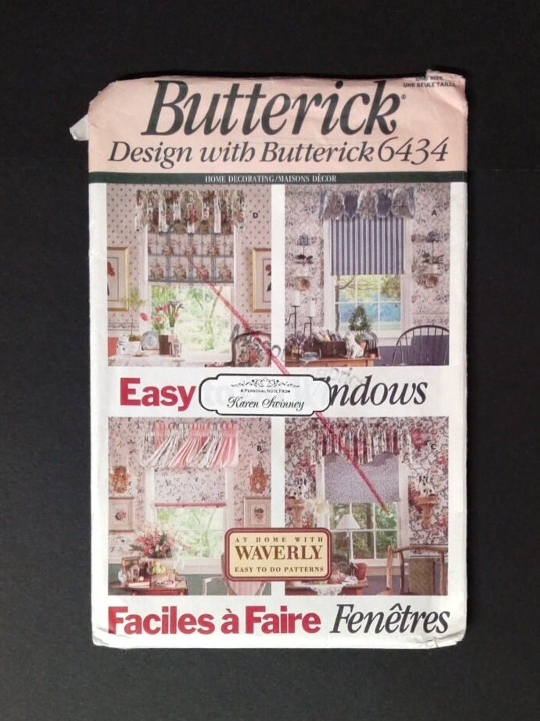 Butterick Sewing Pattern Valances Shades Easy to Do Windows Uncut - Etsy