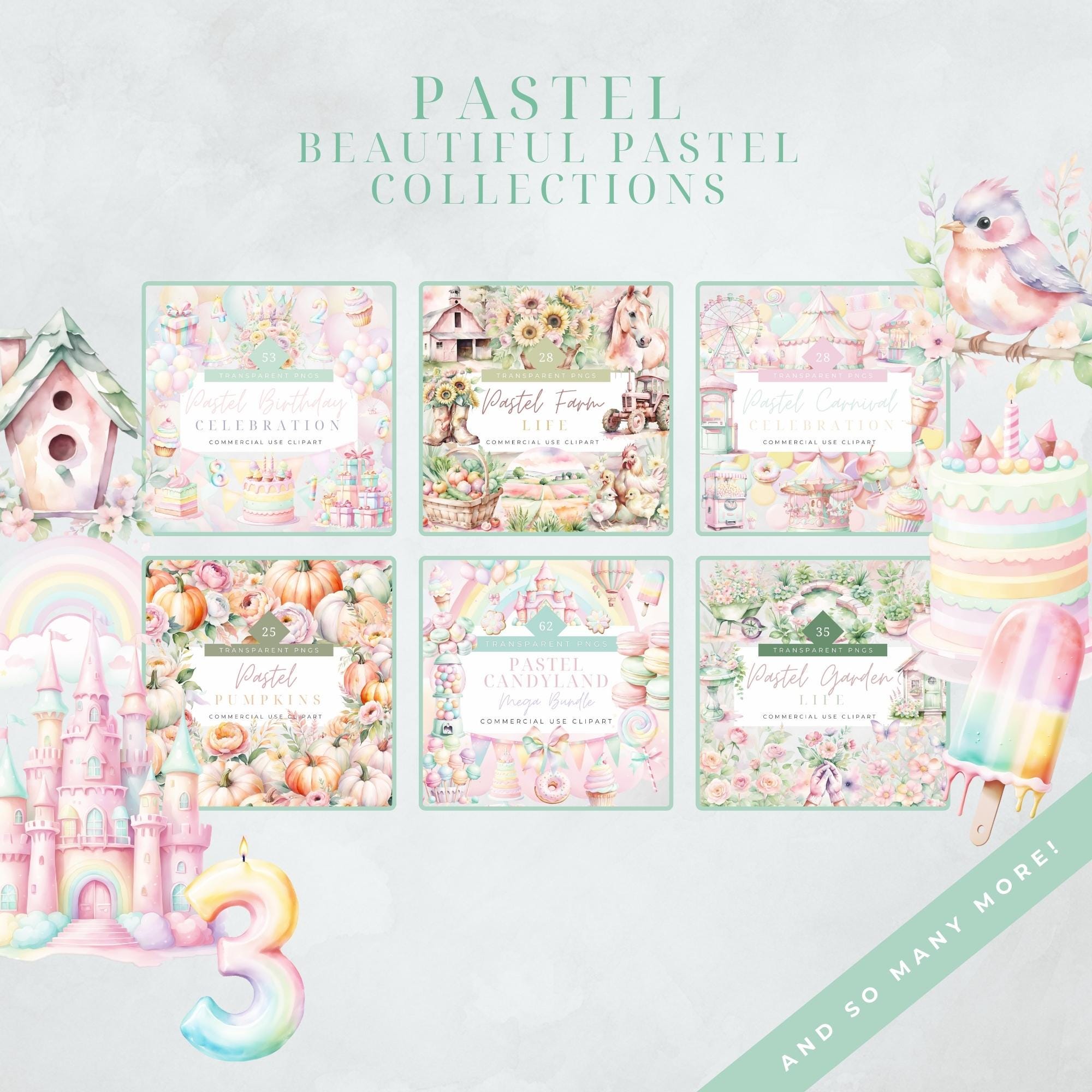 Whole Shop Bundle - Lifetime Shop Access - Mega Clipart Entire Store ...