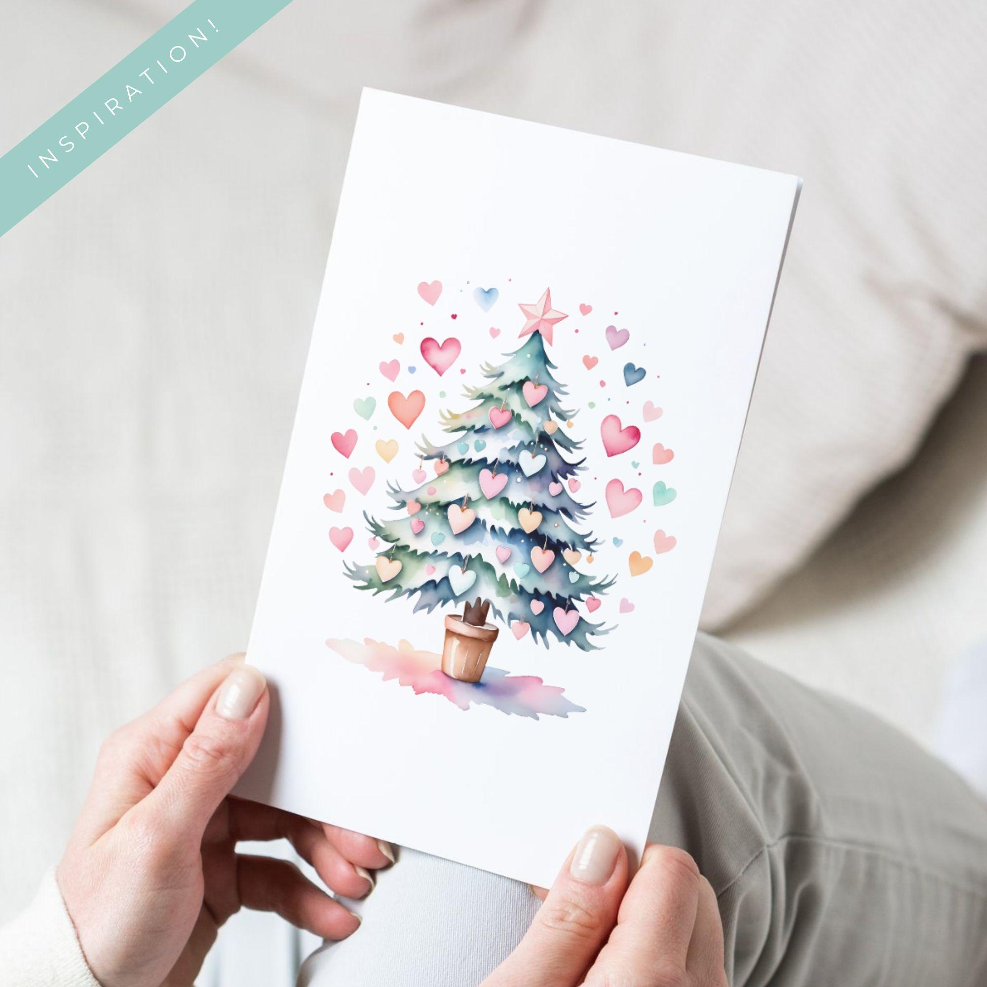 Rainbow Pastel Christmas Tree Clipart Pastel Pink Xmas Pastel Christmas ...