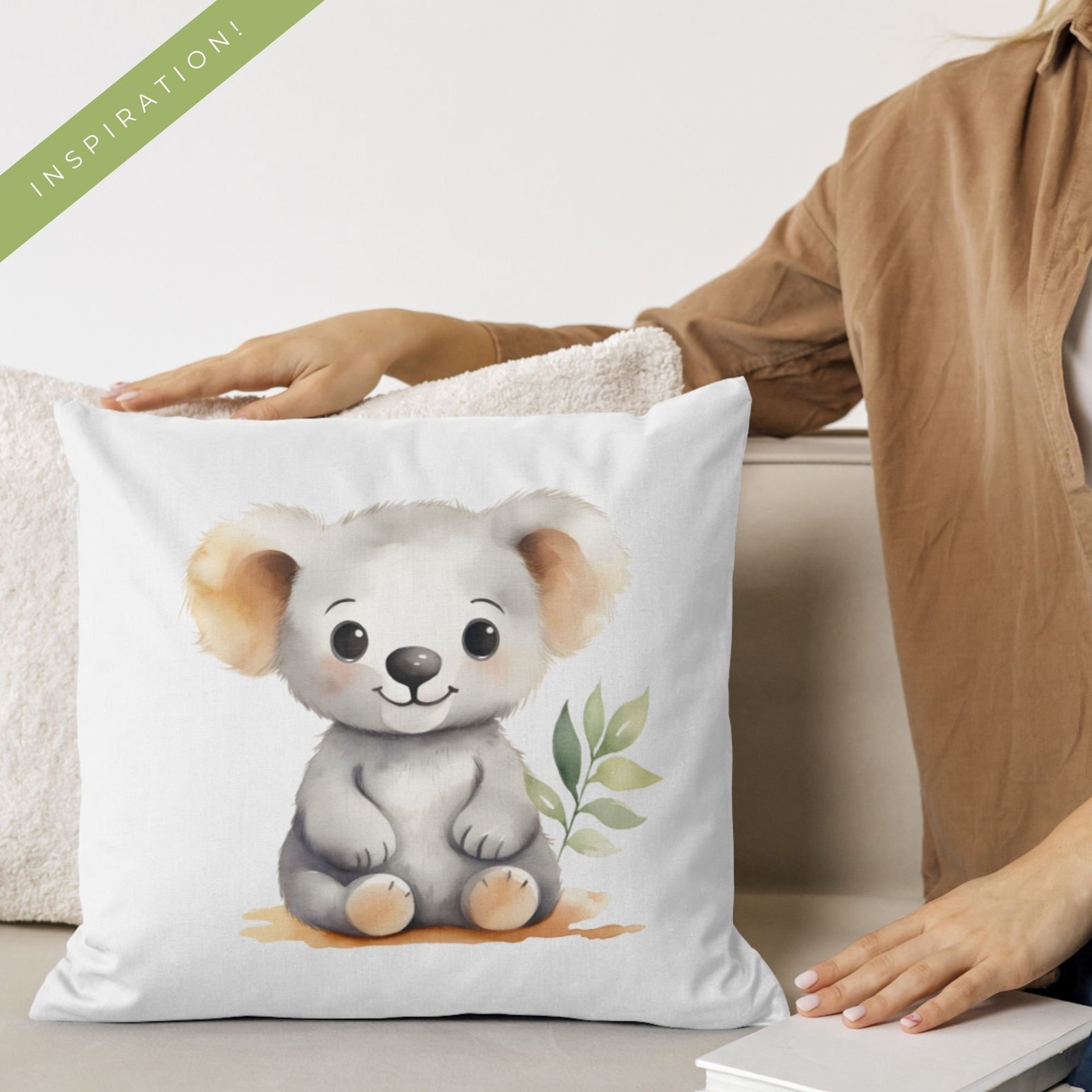 Watercolor Jungle Animals Clipart Baby Animal Png Safari Baby Animal ...