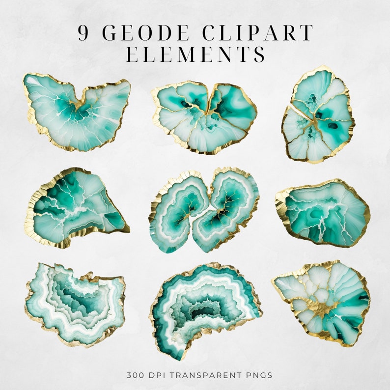 Cyan Alcohol Ink Clipart Png, Aqua and Gold Geode, Color Splash Texture ...
