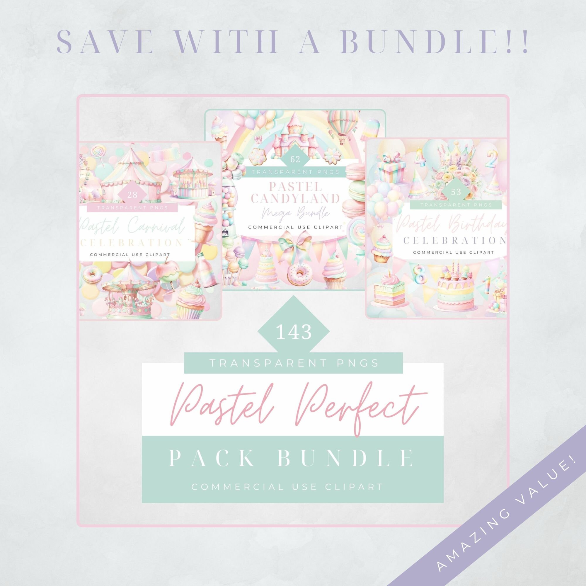 Pastel Candy Birth Day Clipart Pastel Balloons Candyland Clipart ...