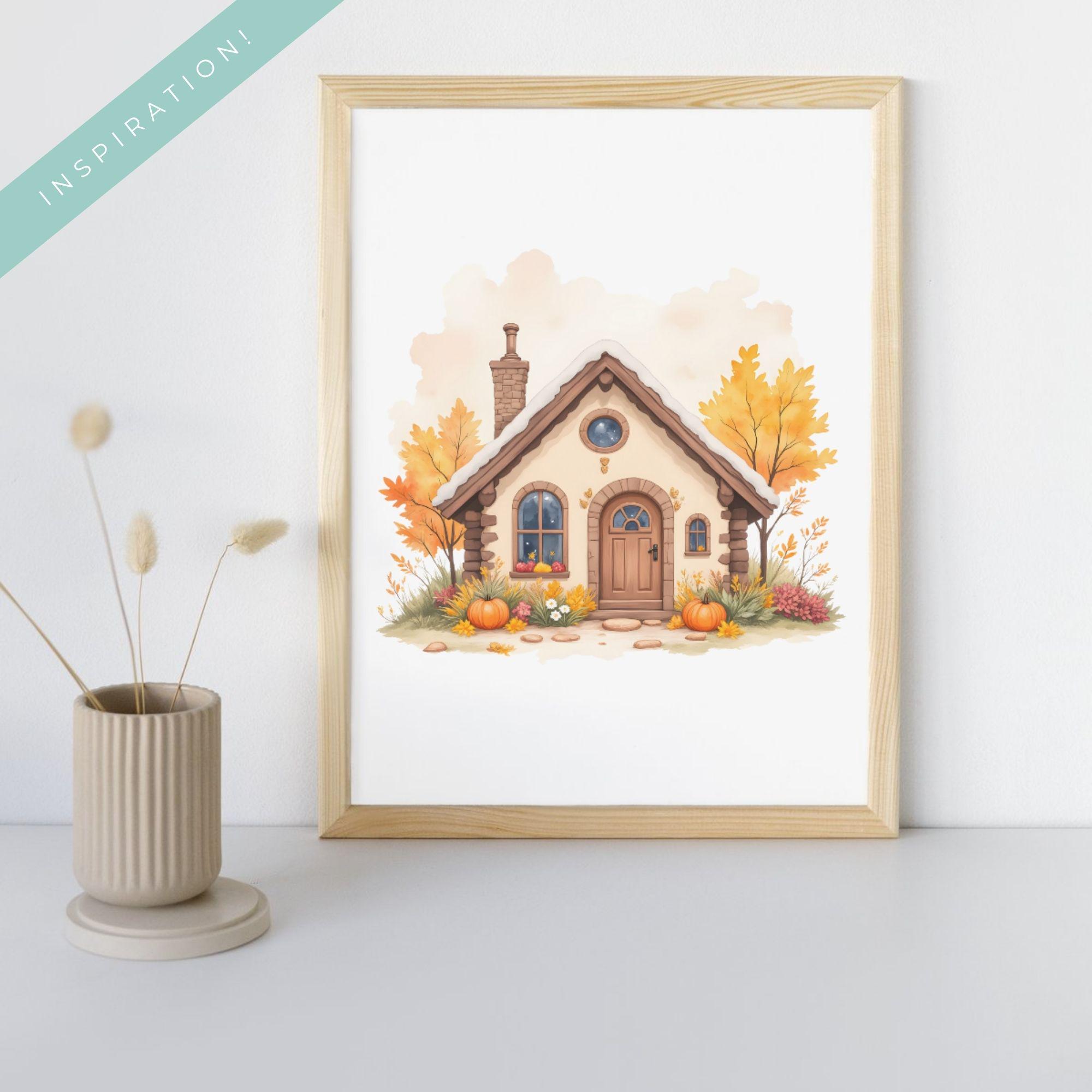 Cute Woodland Clipart Fall Forest Friends Bear Fox Deer Cut Autumn Png ...