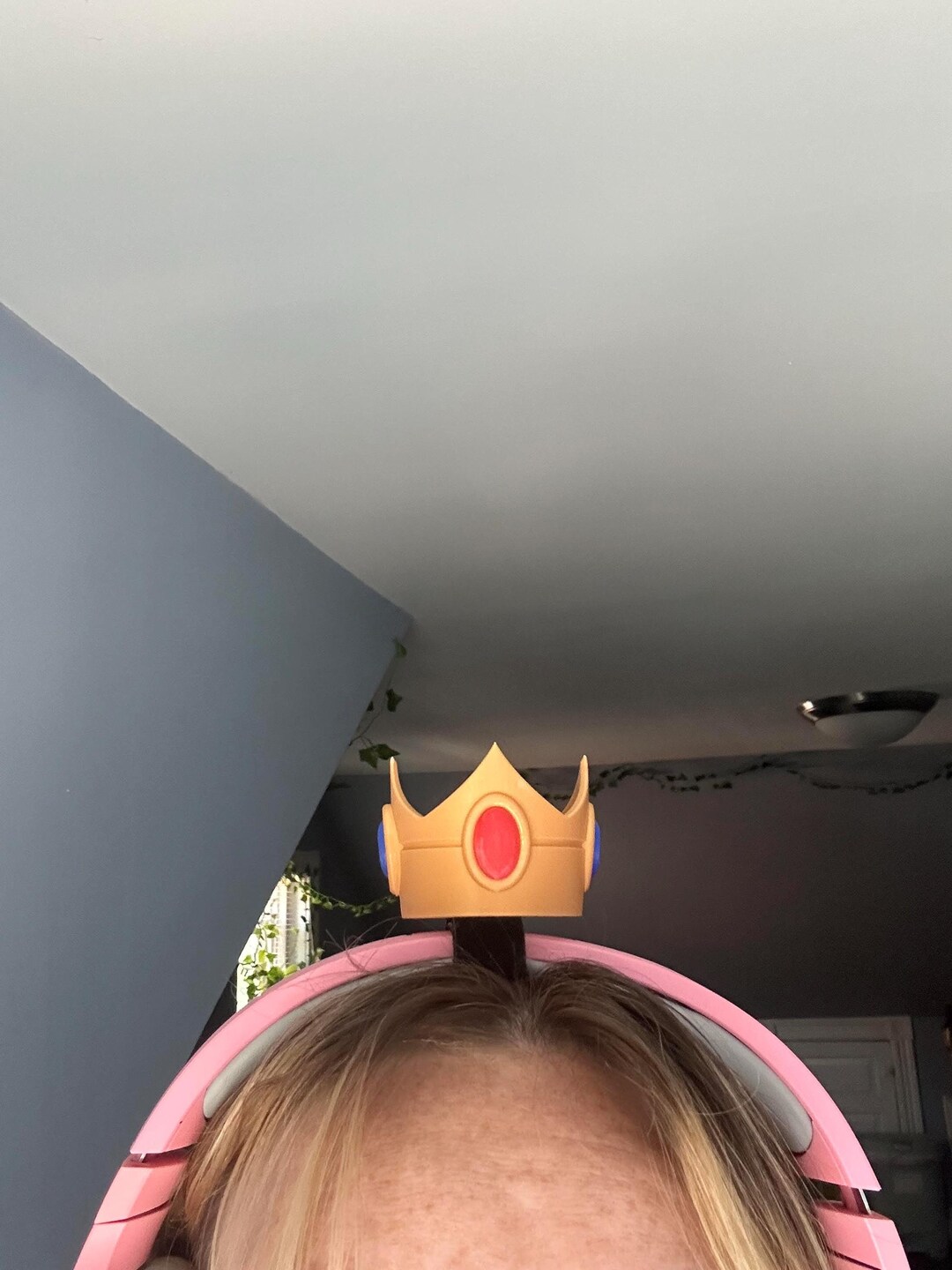 Princess Peach-inspired Crown Headset Attachment | Super Mario Cosplay ...