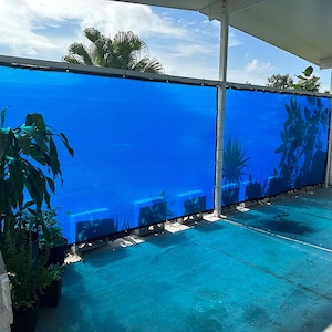 Houssity 6' Tall Fence Privacy Screen Cover Panel Shade Cloth Fabric ...