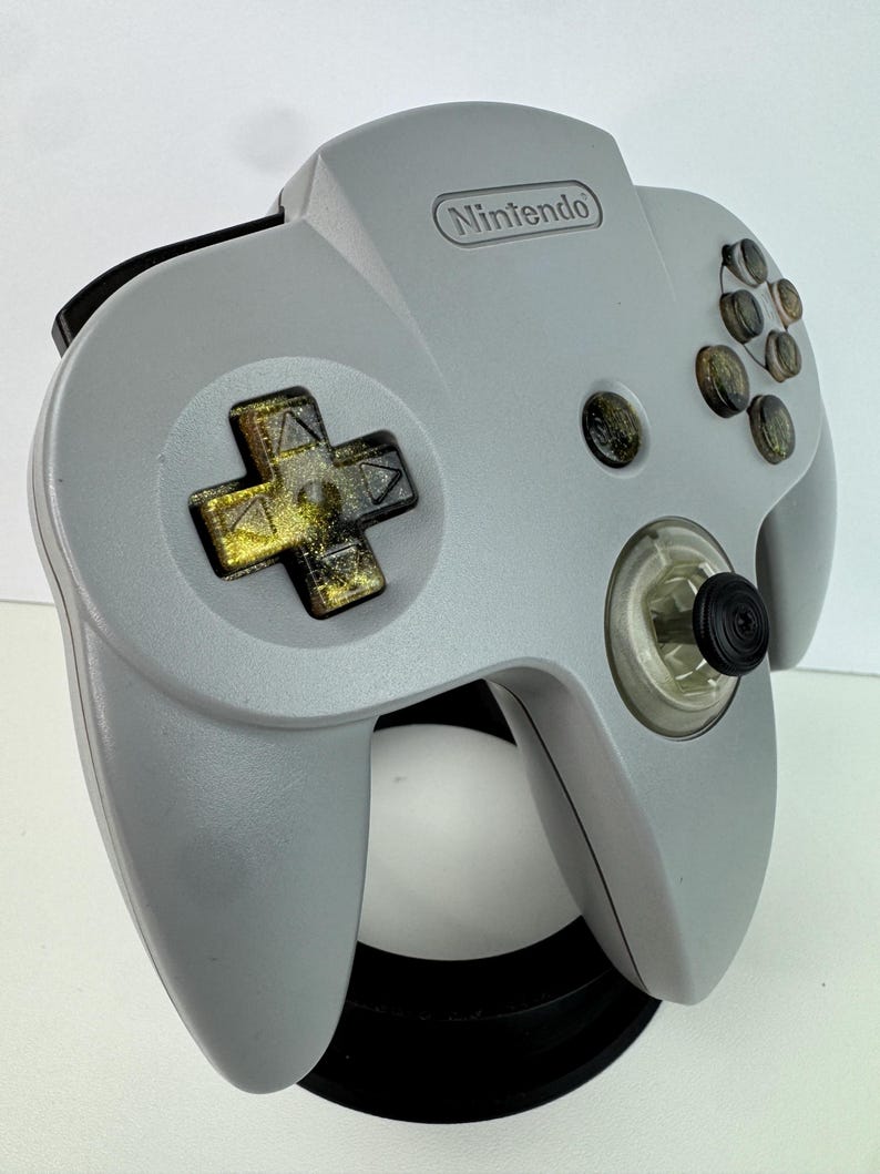 N64 “corrupted Triforce" Full Button Set, Gold and Black - Etsy