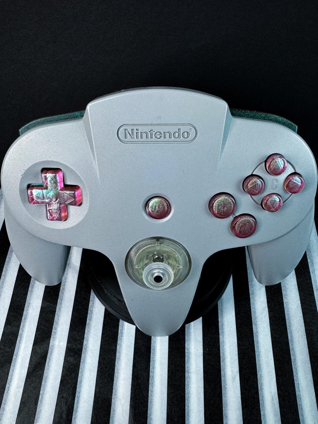 N64 “chronoscepter" Full Button Set, Color Shifting Prehistoric Powder ...
