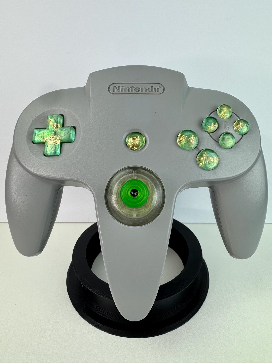 N64 “golden Scale" Full Button Set, Gold Flakes - Etsy
