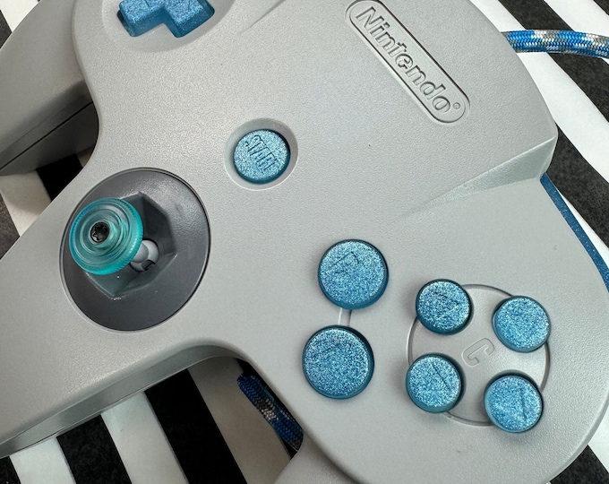 Nintendo 64 "wave Race" Full Button Set With Triggers - Etsy
