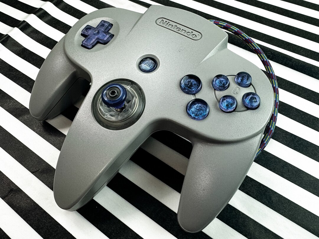 N64 lylat Full Button Set, Color Shifting Space Powder - Etsy