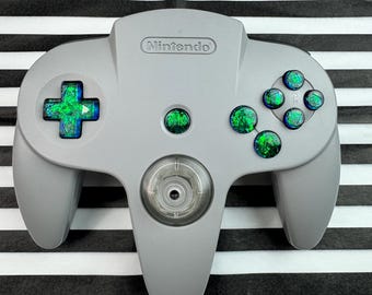 N64 "stone of Fire" Full Button Set, Clear Red - Etsy