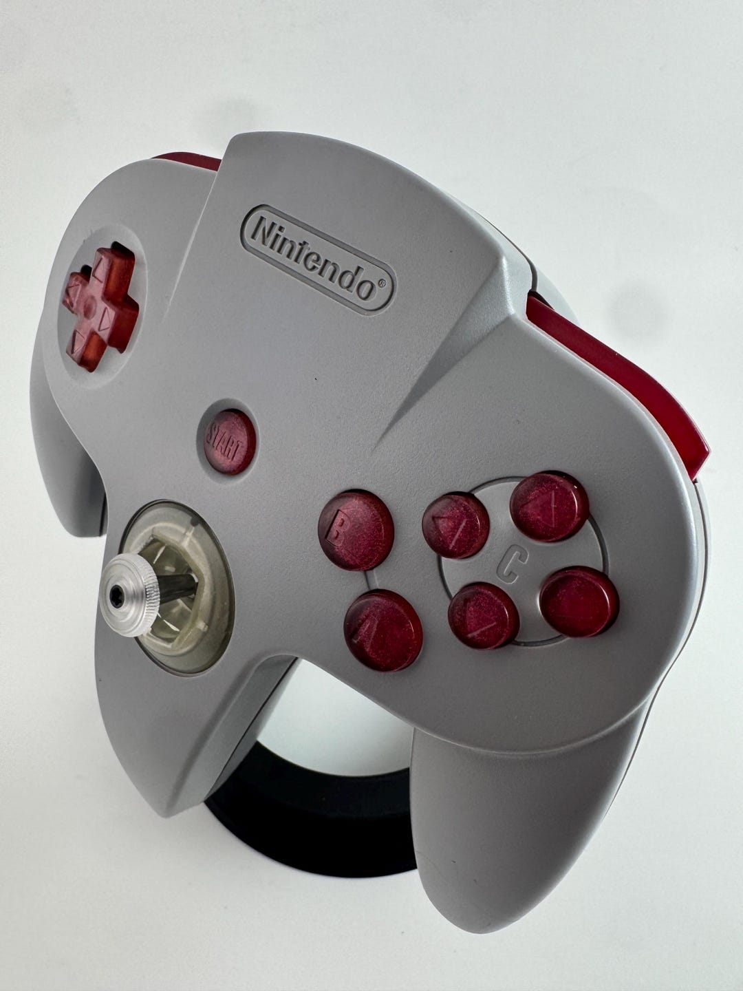 N64 "incineroar" Full Button Set, Clear Red - Etsy