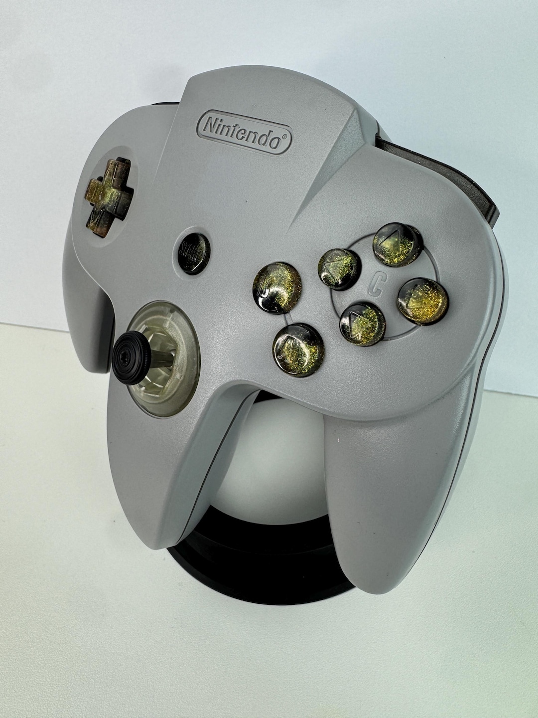 N64 “corrupted Triforce" Full Button Set, Gold and Black - Etsy