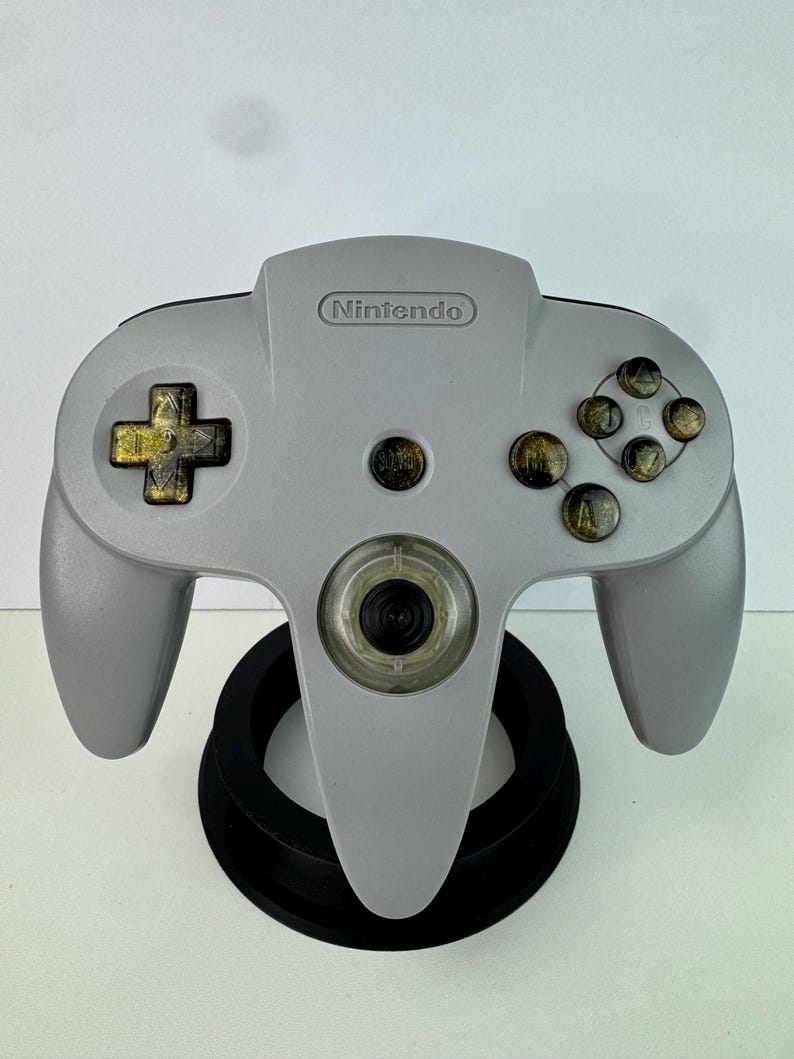 N64 “corrupted Triforce" Full Button Set, Gold and Black - Etsy