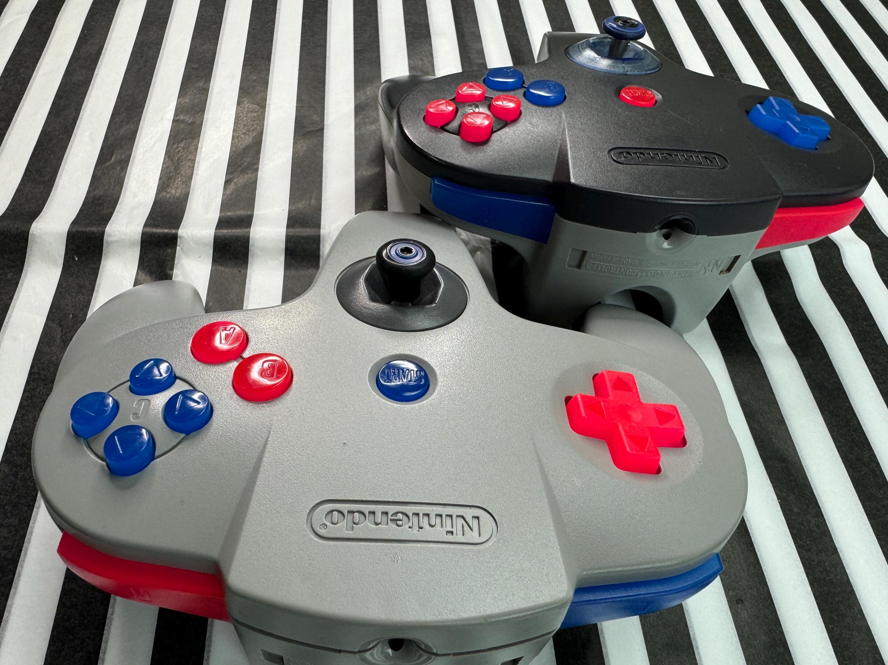 N64 neon Rush Full Button Set With V2 Z-triggers - Etsy