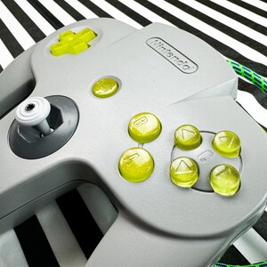 N64 "grass Type" Full Button Set - Etsy