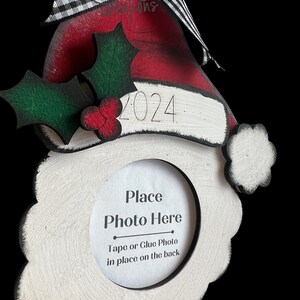 Santa "add-your-own-photo" Christmas Ornament Kids Photo Ornament - Etsy
