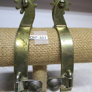 OLD RICARDO Marked Solid Nickel Silver Western Riding Spurs in Great ...